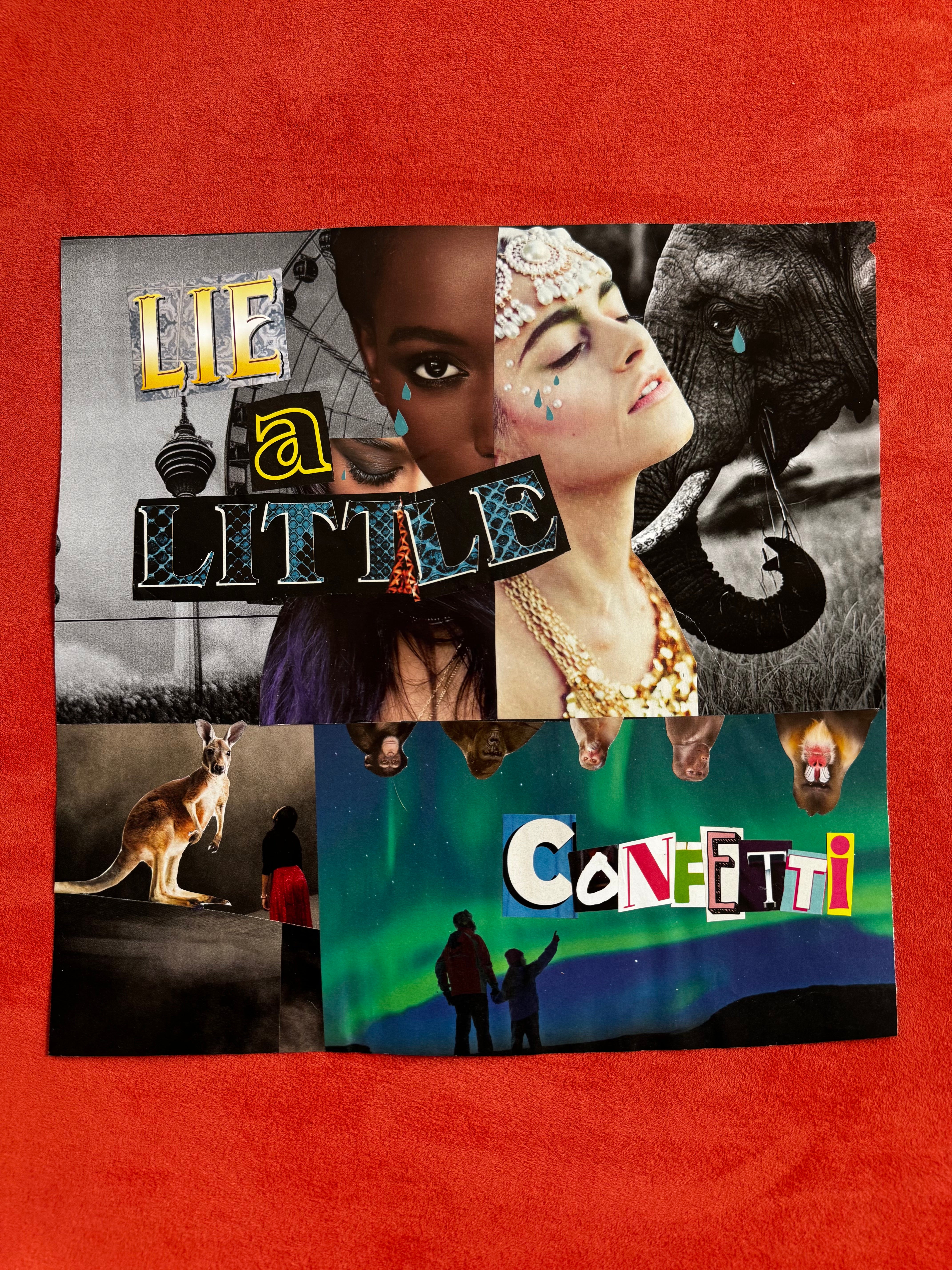 "Lie A Little" Original Artwork – Confetti